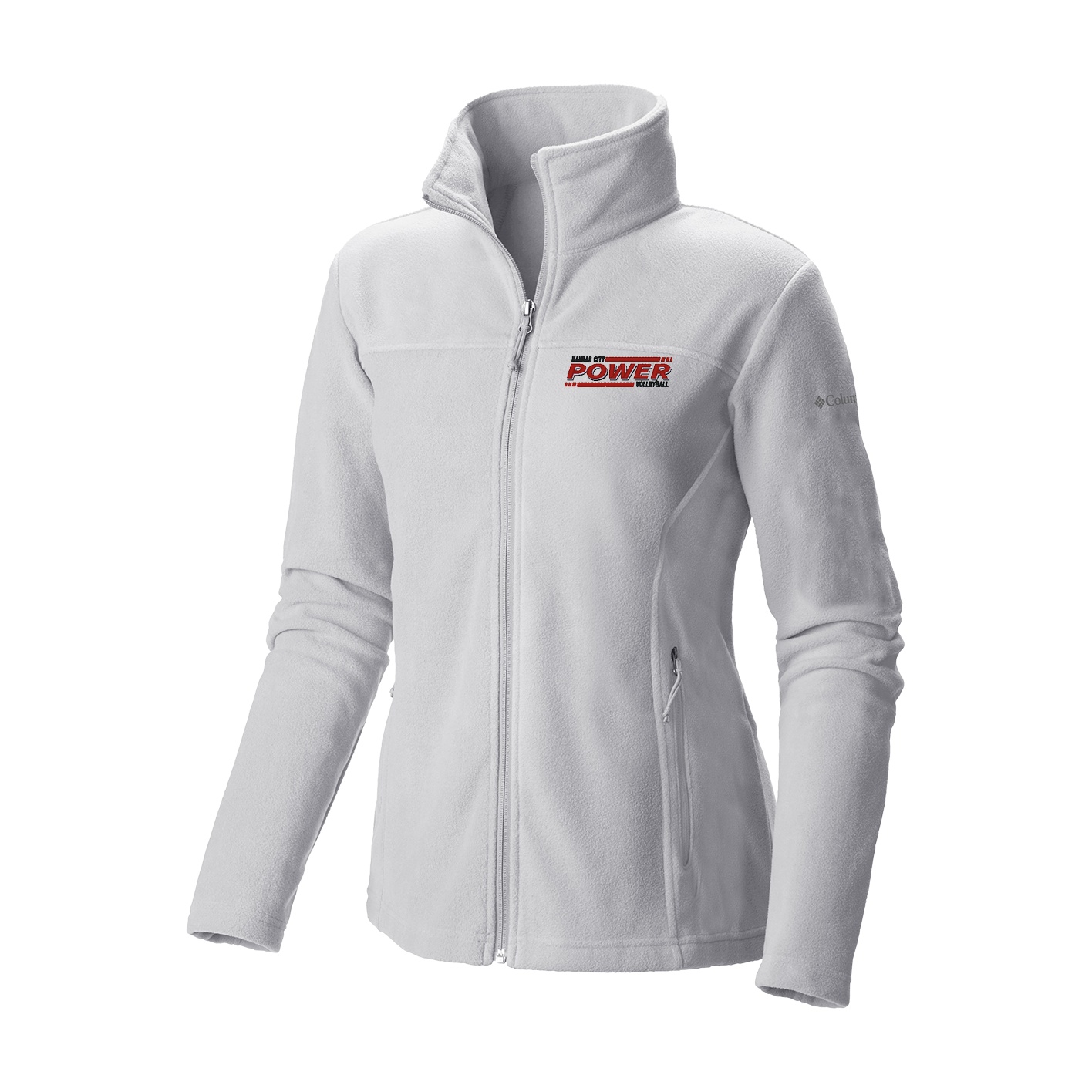 Women's Give and Go II Full Zip Fleece - sea salt - KC Power Volleyball ...