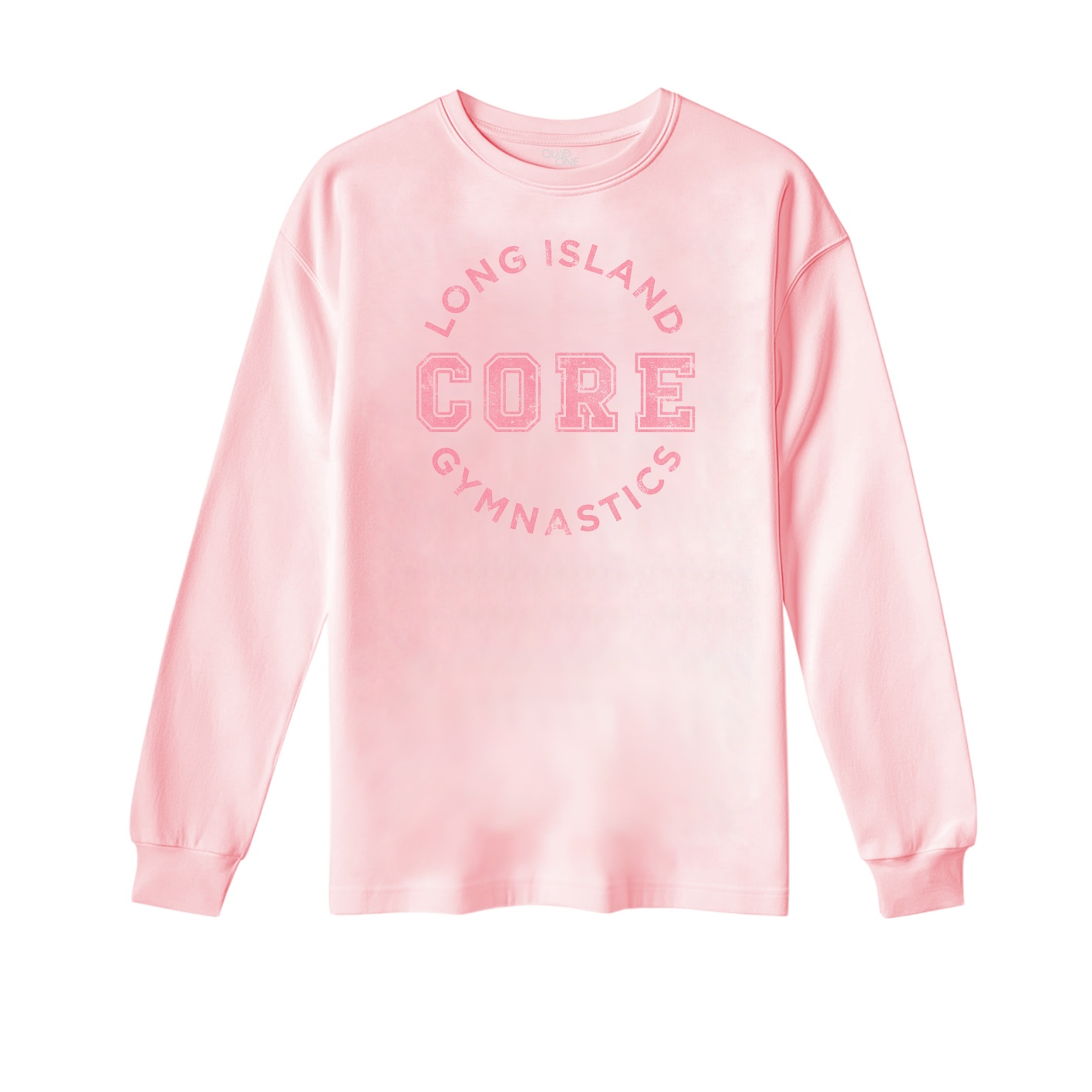 Classic Longsleeve Tee - Light Pink - Long Island Core Gymnastics Shop | Athletic Solutions
