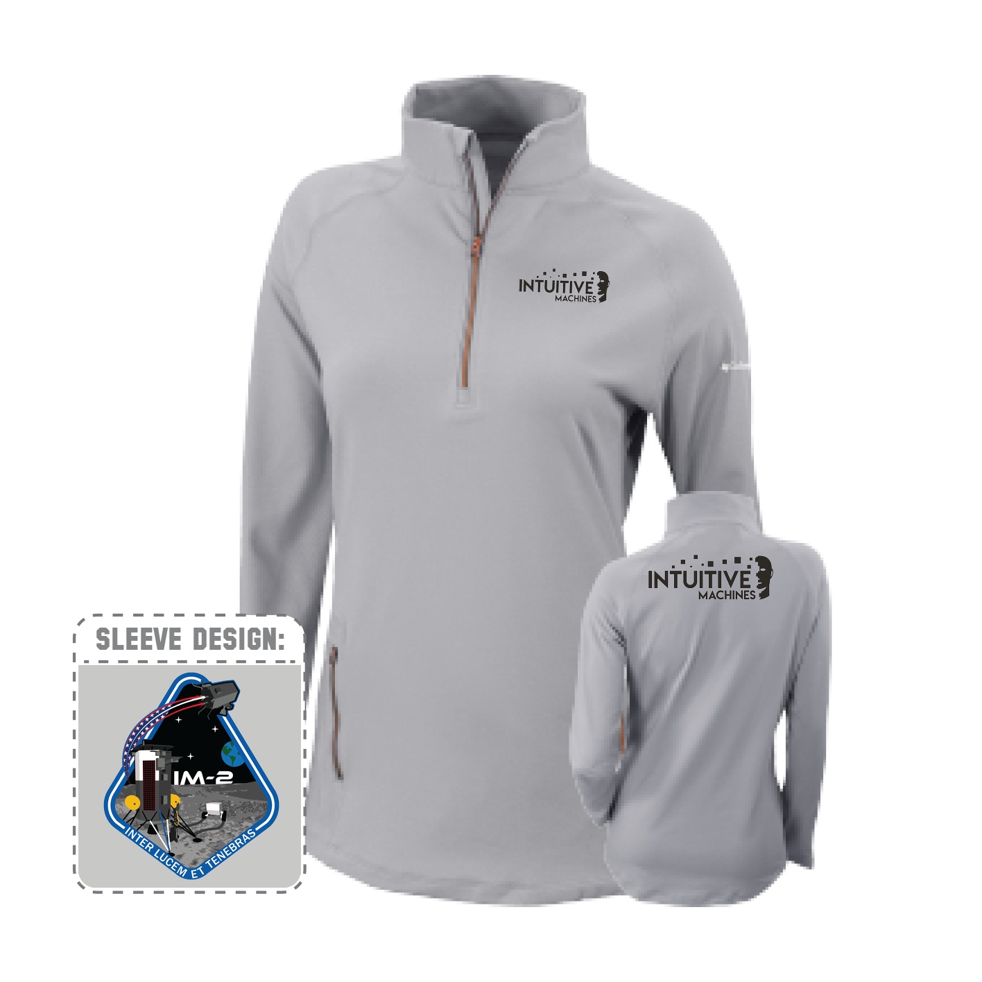 IM-2 - Women's Omni-Wick Outward Nine 1/4 Zip - cool grey - Intuitive ...