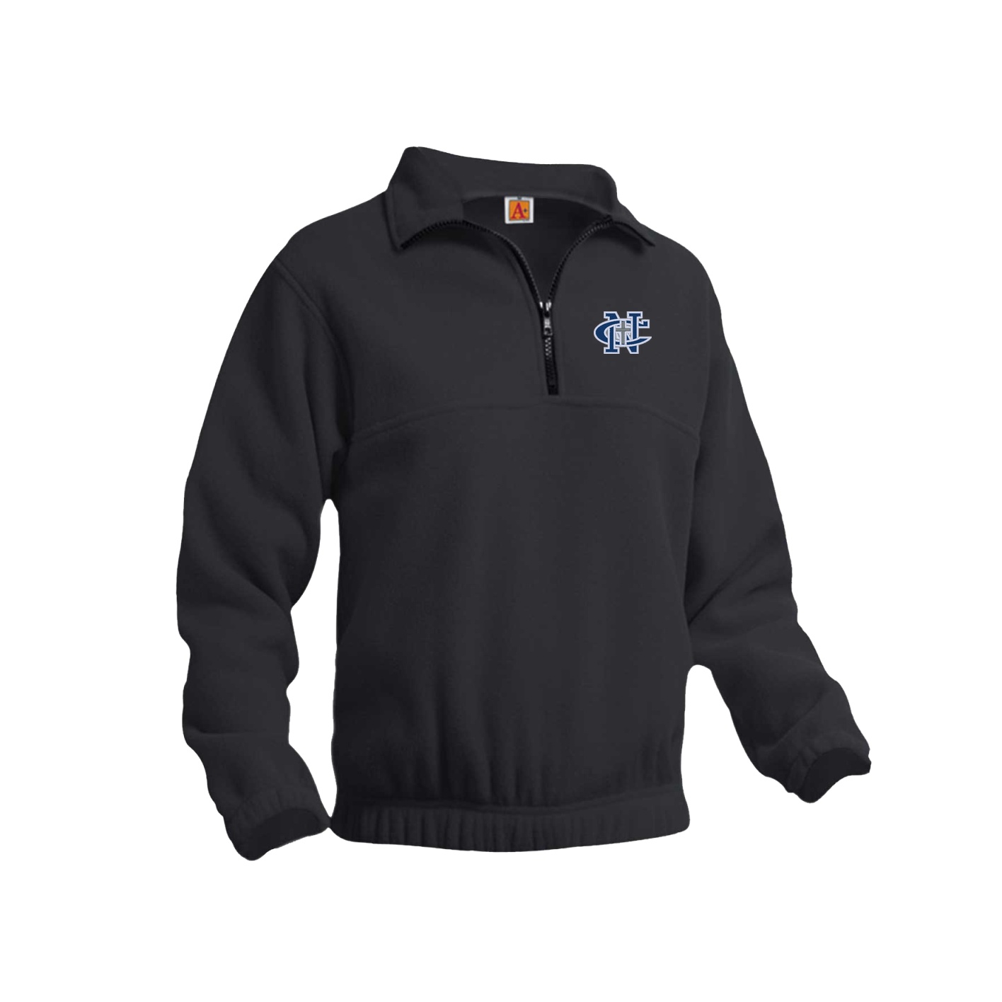 A+ Adult Performance Fleece 1/4 Zip Jacket - Charcoal - Newman Central ...