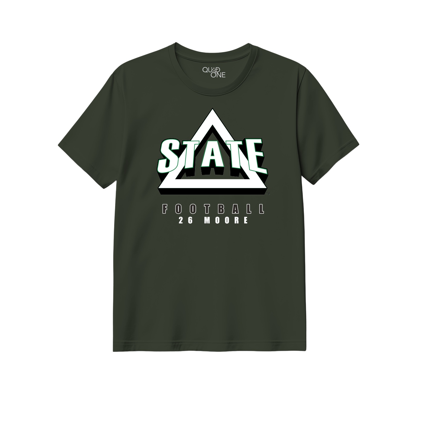 Womens Semi-Fitted Classic Tee - Dark Green - Tavian Moore Gear ...