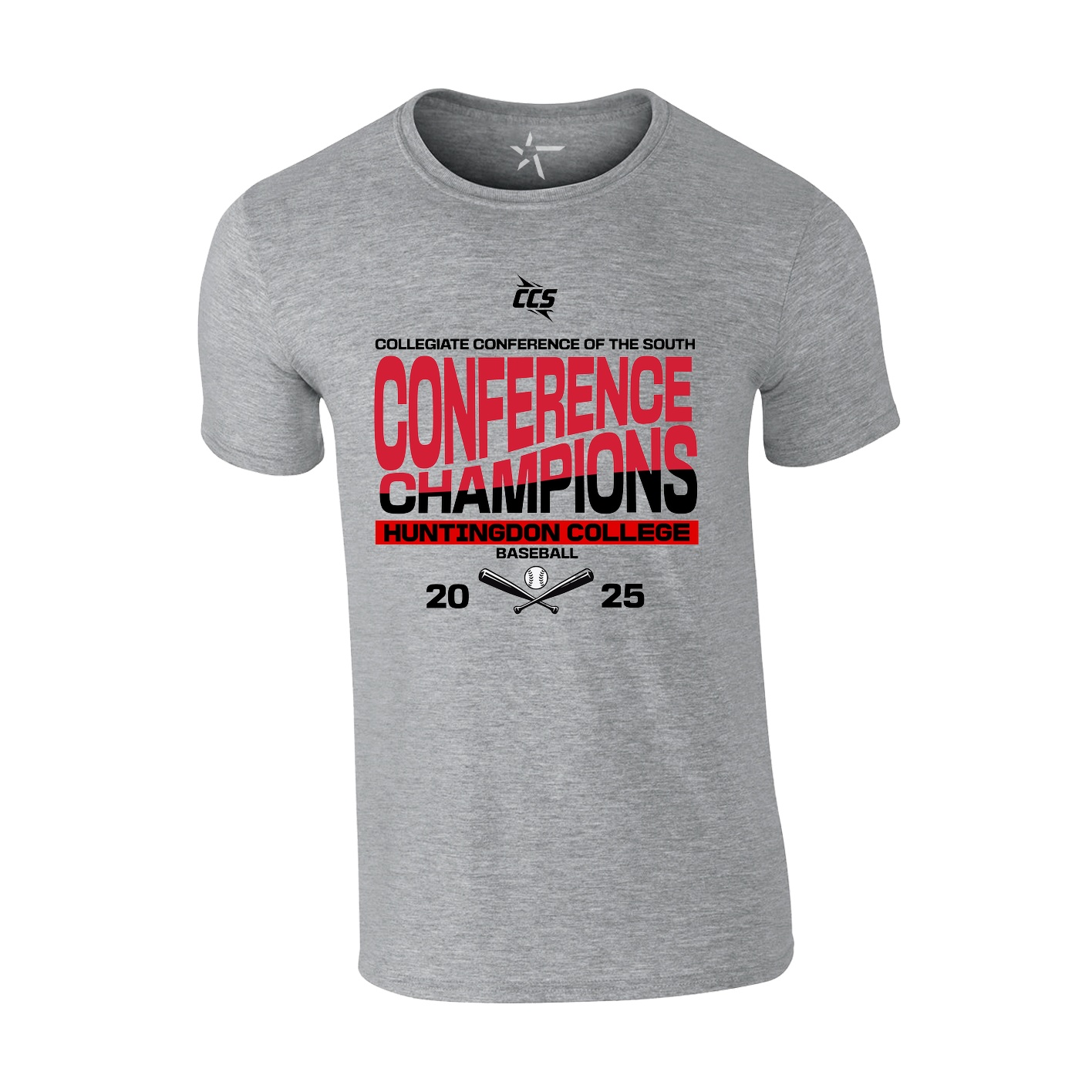 Huntingdon Baseball CHAMPIONS - Classic T-Shirt - sport grey ...