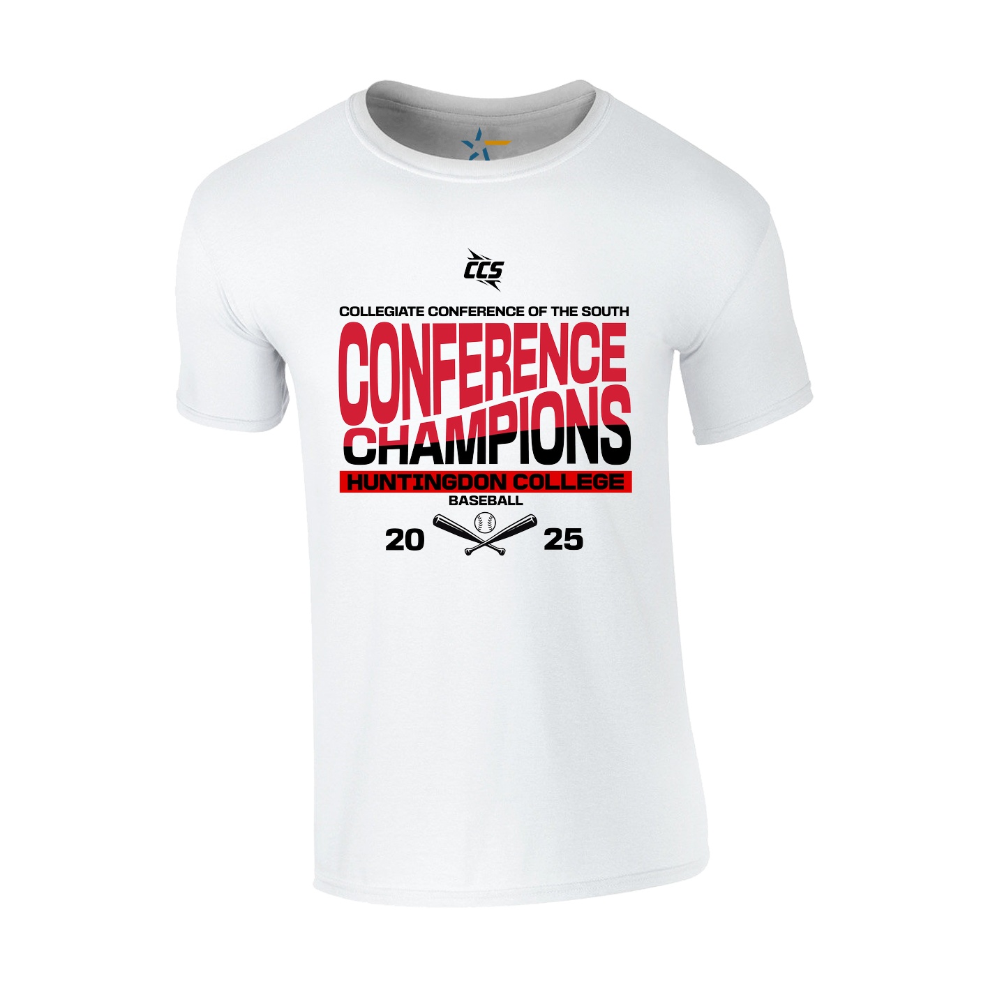 Huntingdon Baseball CHAMPIONS - Classic T-Shirt - white - Collegiate ...
