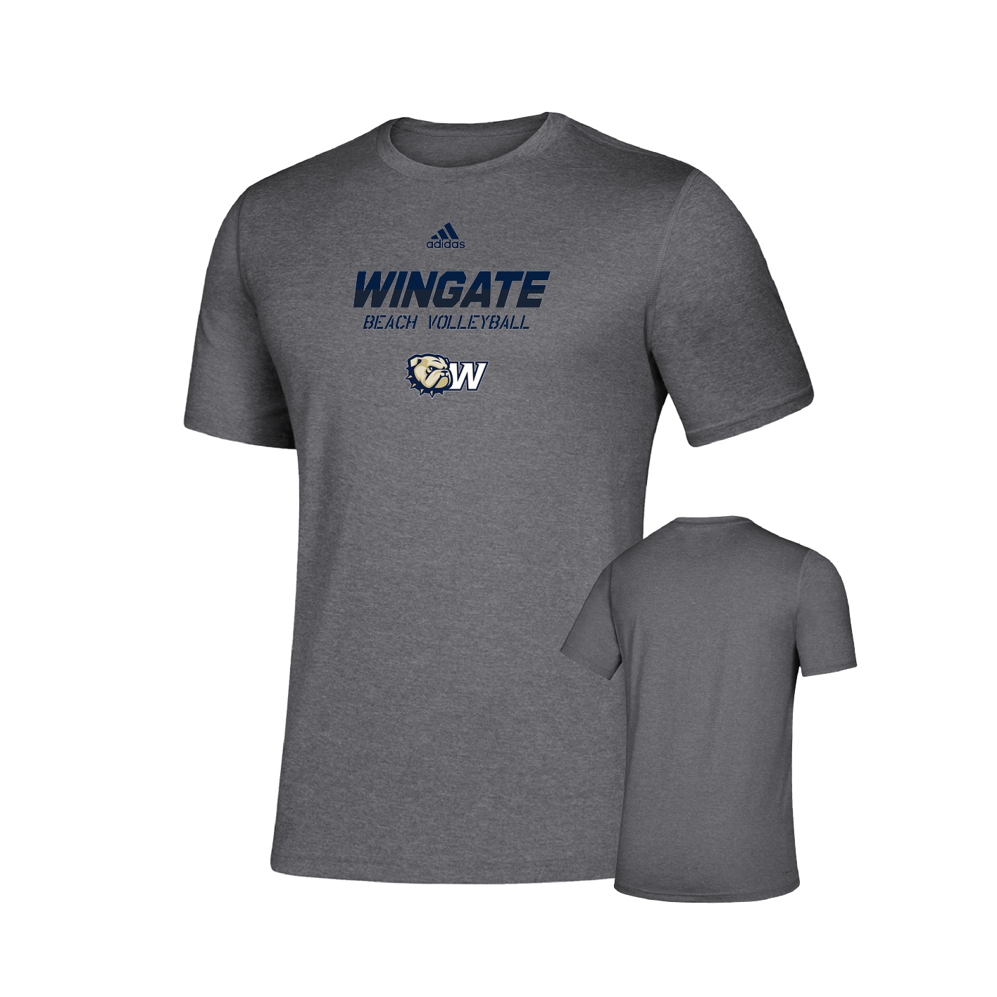 Creator Short Sleeve Tee - Dark Grey Heather - Wingate University ...