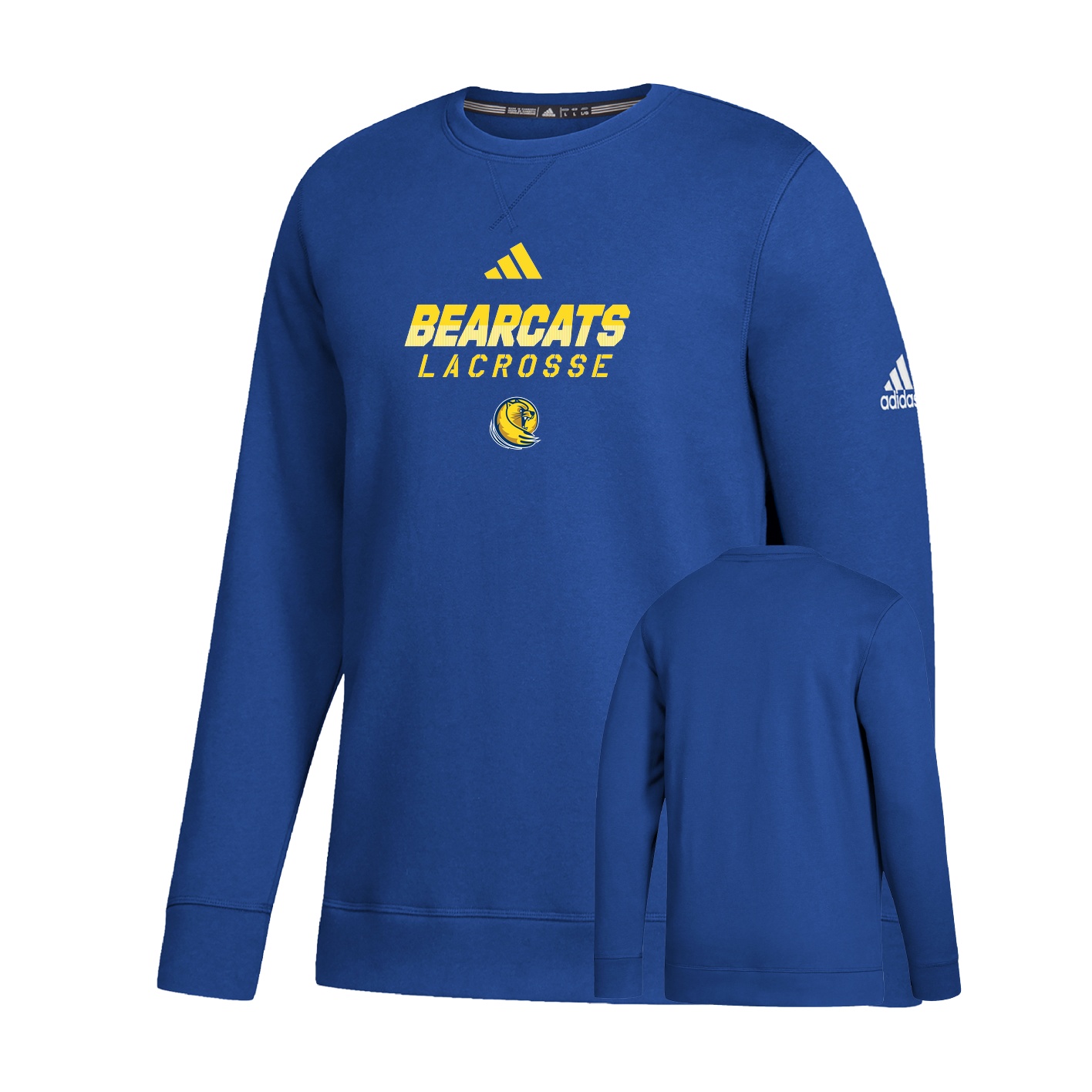 Men's Fleece Crew - collegiate royal - Lander University - MEN'S ...