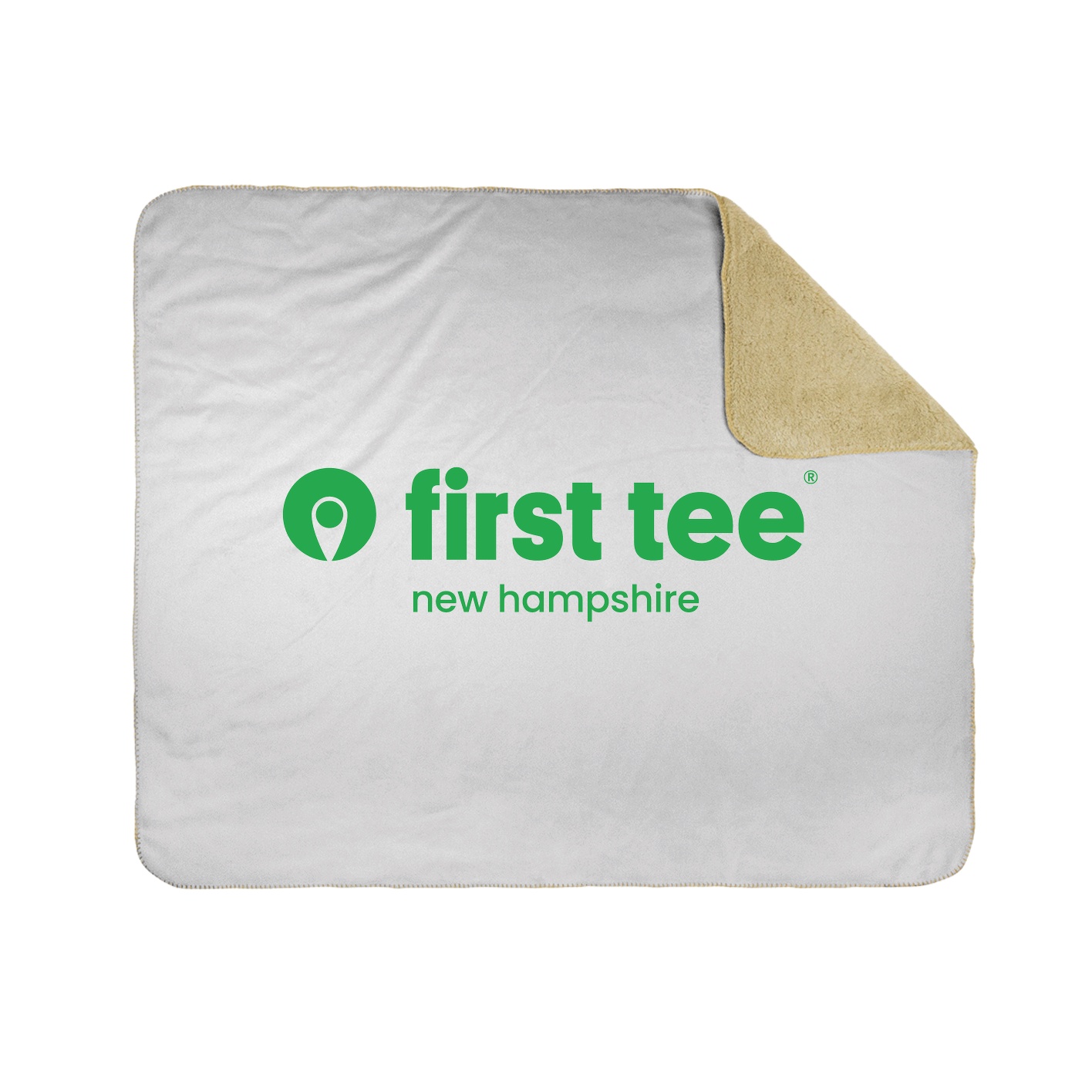 50x60 Sherpa Lined Throw Blanket - white - First Tee — New Hampshire ...