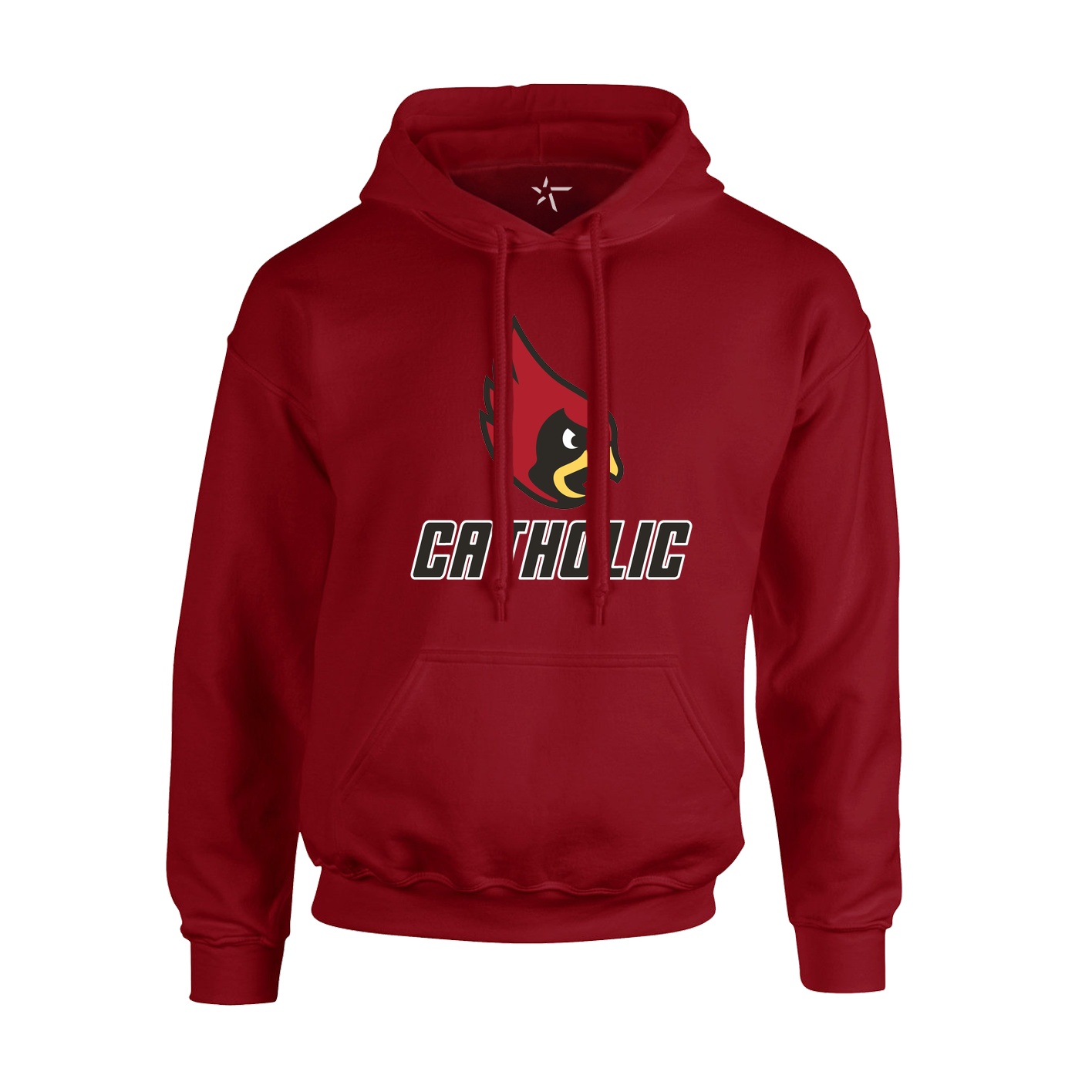 Fleece Hoodie - cardinal red - The Catholic University of America Shop ...