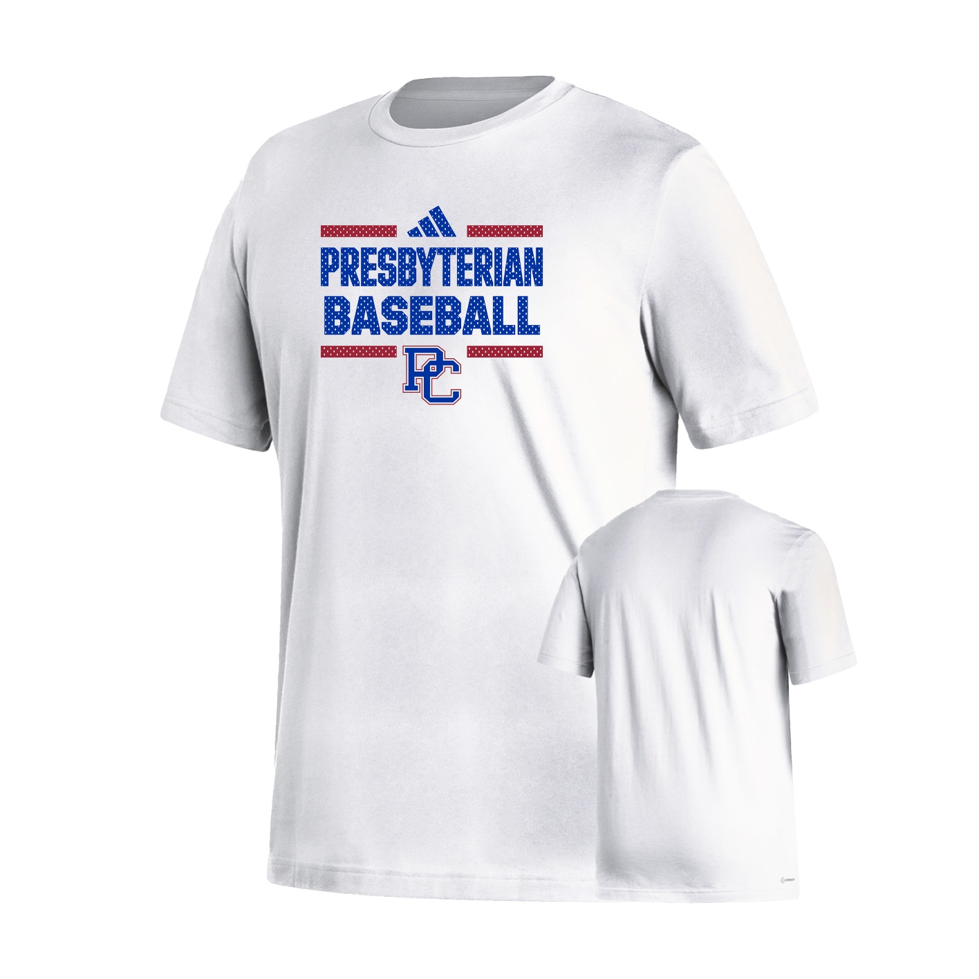 Men's Fresh Short Sleeve Tee - white - Presbyterian College - BASEBALL ...