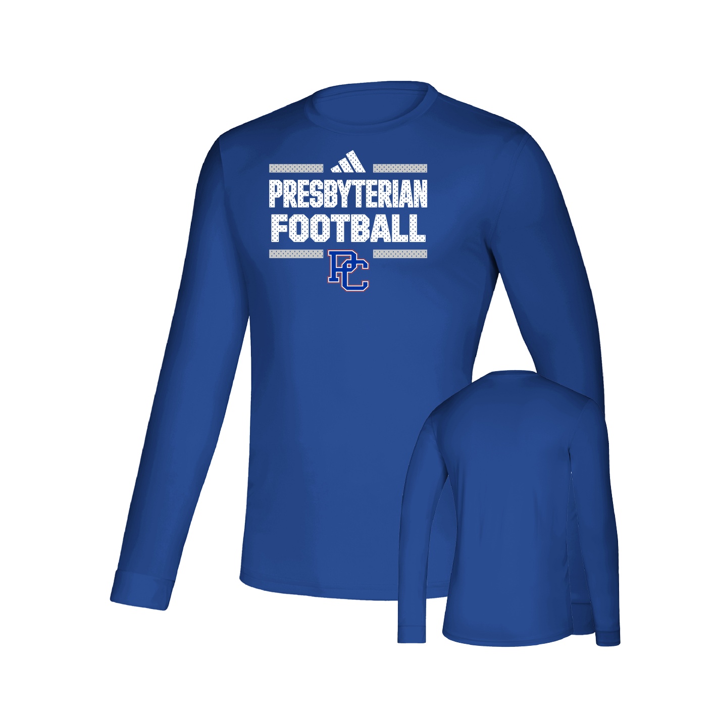 Creator Long Sleeve Tee - collegiate royal - Presbyterian College ...