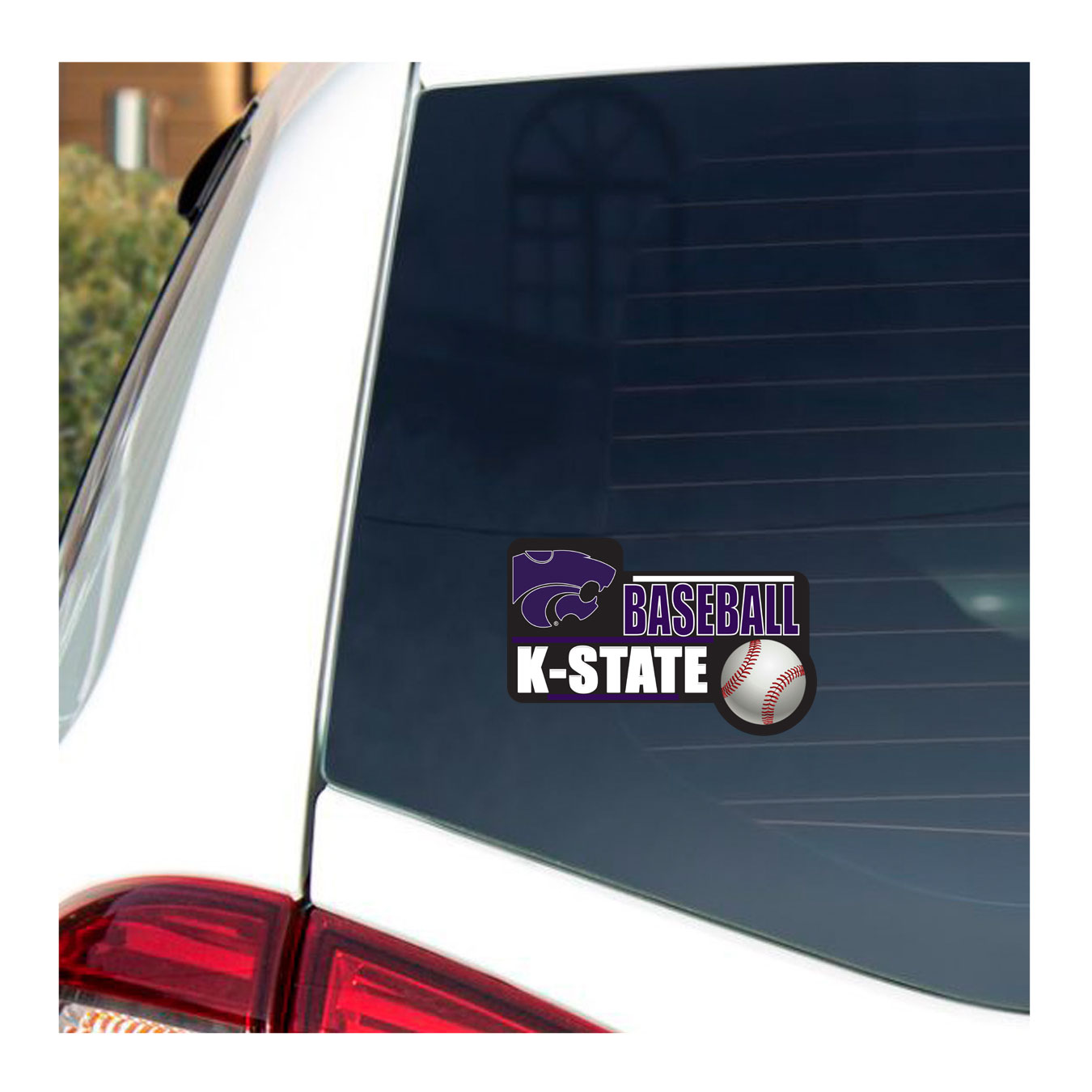 Car Window Decal - black - Kansas State University - BASEBALL Shop ...