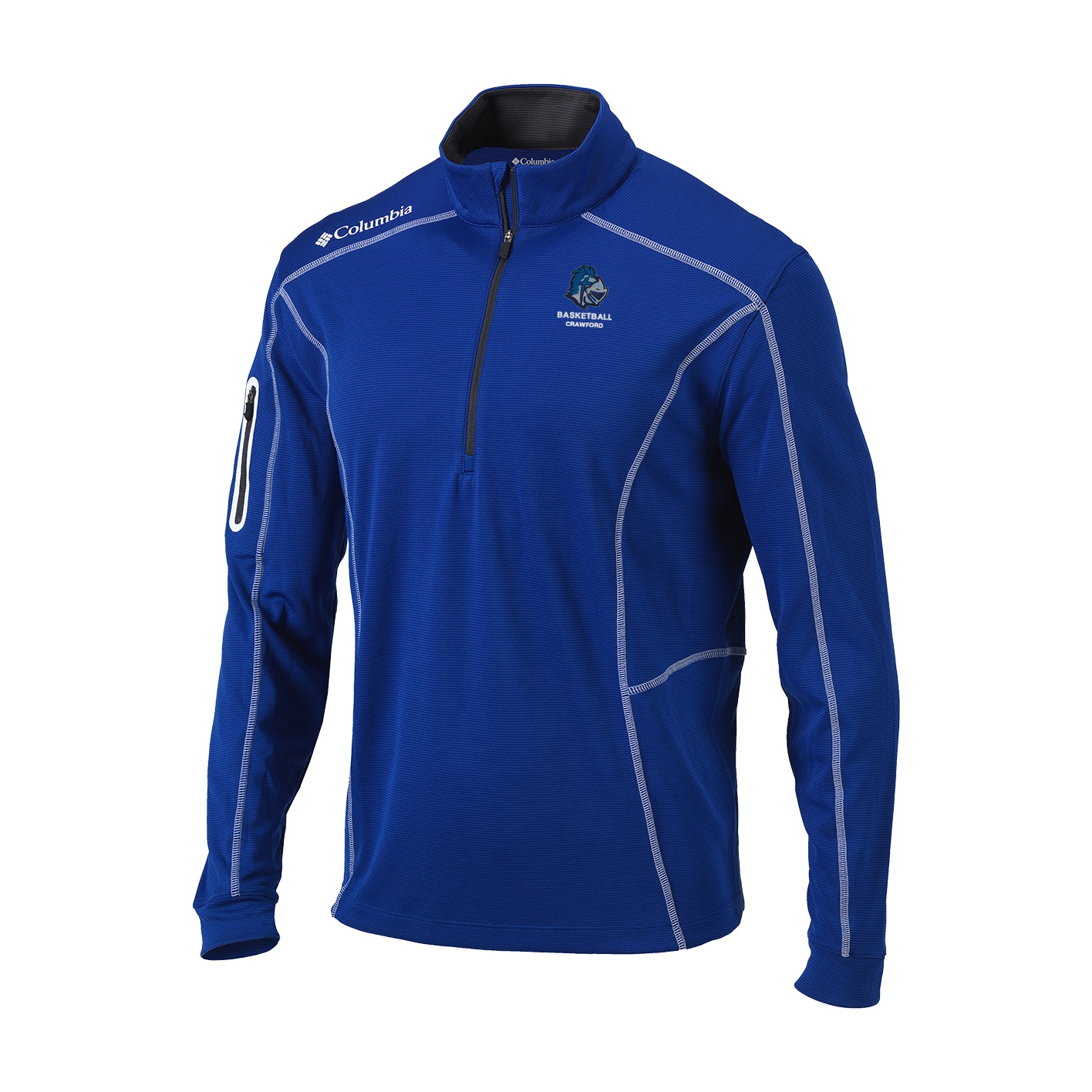 Men's Omni-Wick Shotgun 1/4 Zip - azul - Ty Crawford Gear | Athletic ...