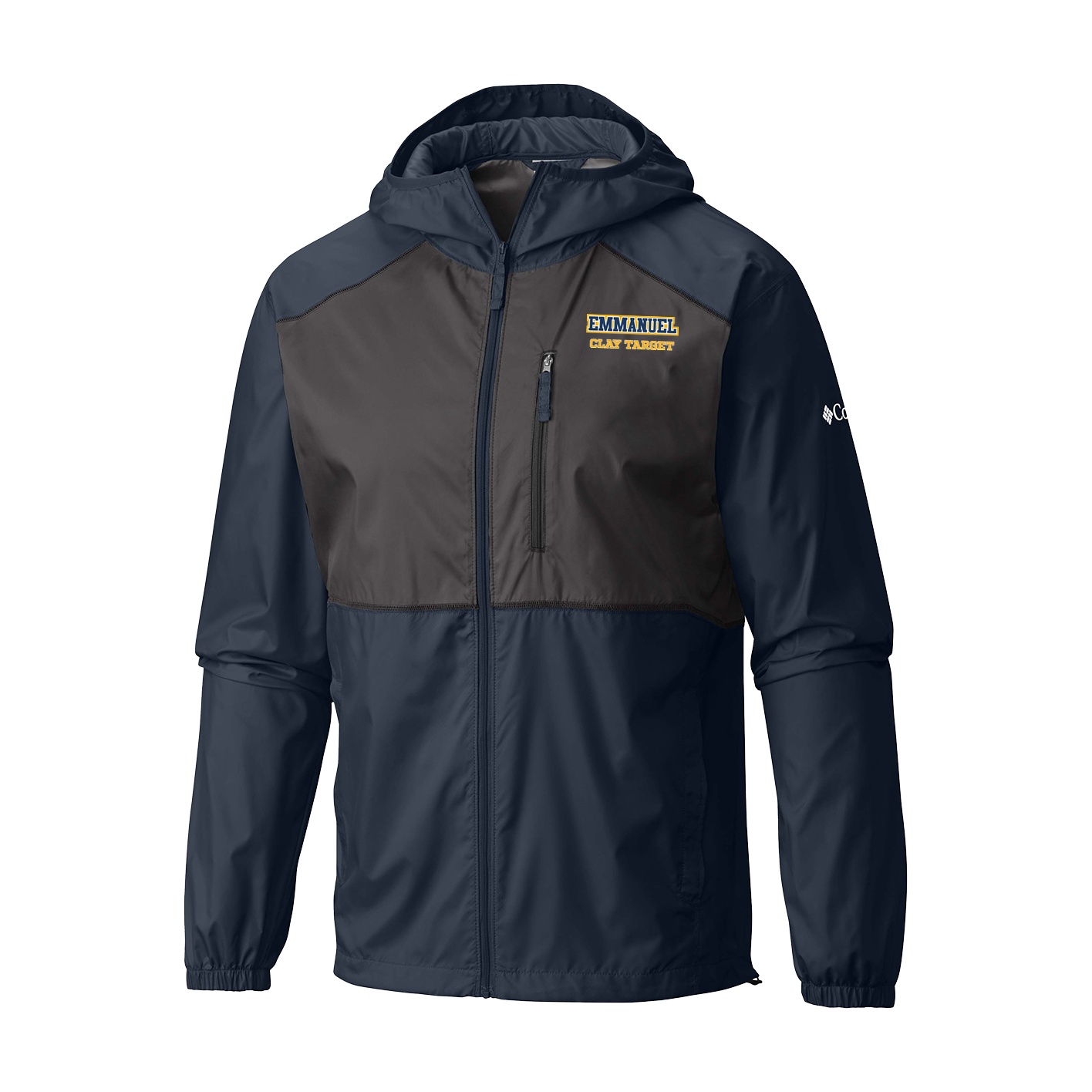 Men's Flash Forward Windbreaker - Collegiate Navy - Emmanuel University ...