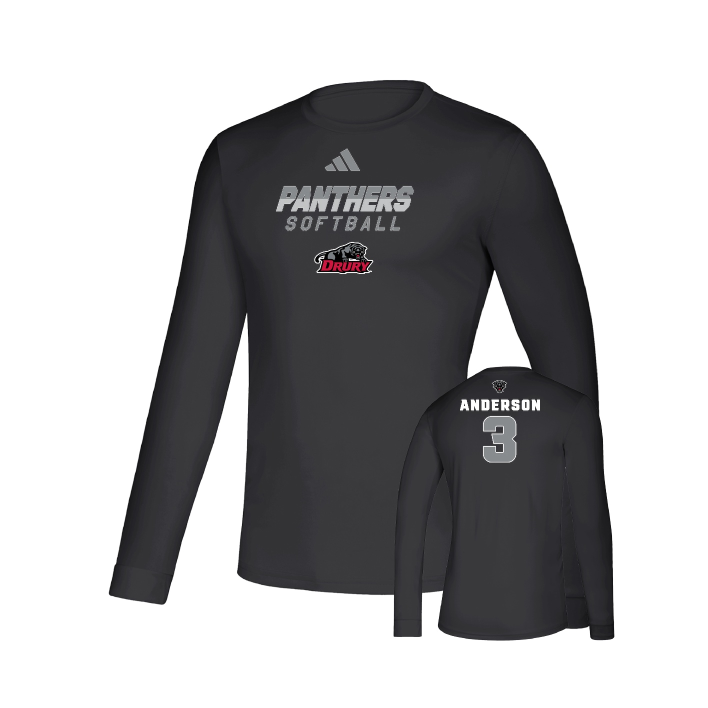 Creator Long Sleeve Tee - black - Reece Anderson Gear | Athletic Solutions